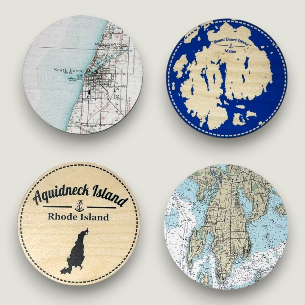 Wooden Coaster Set - Custom - InGENEius